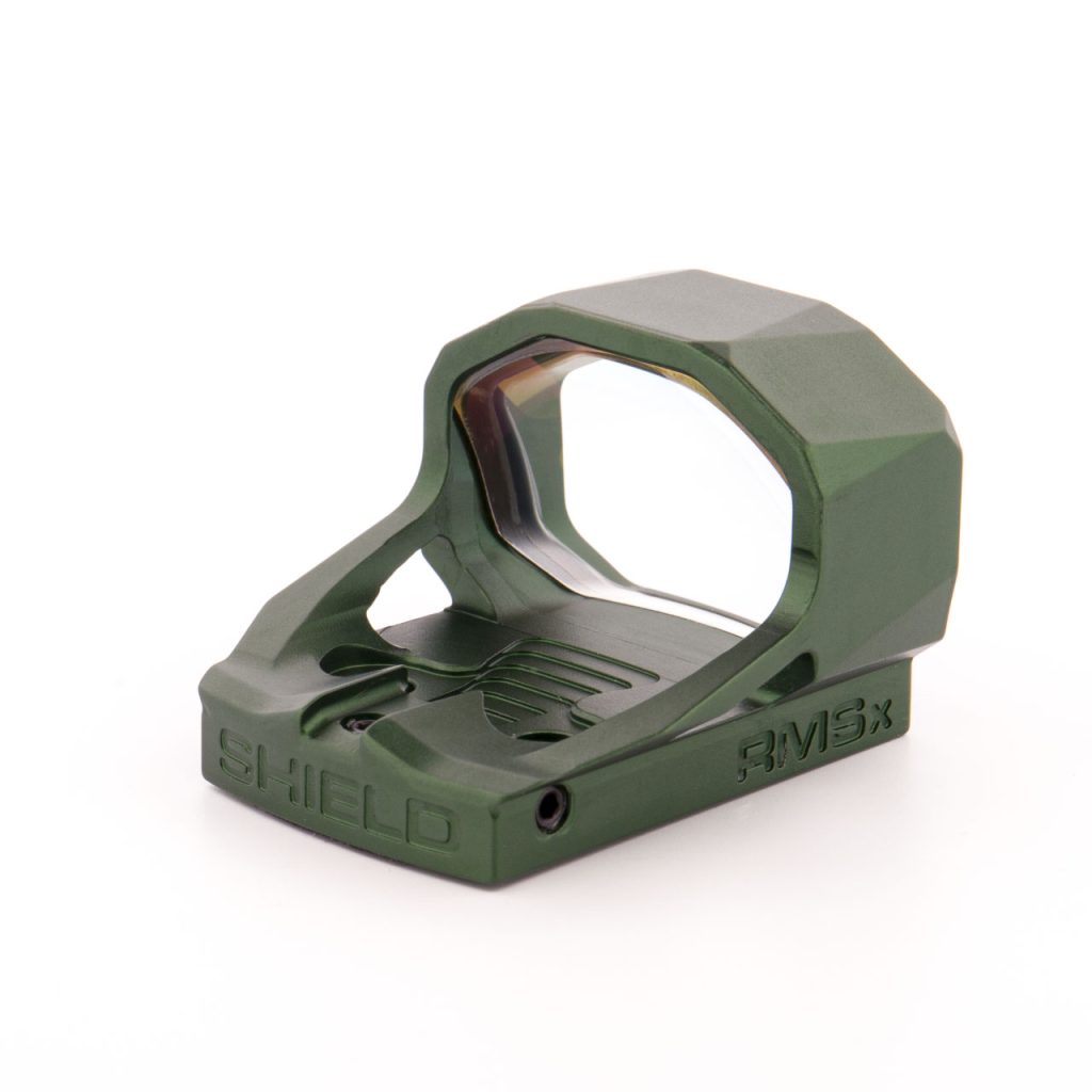 RMSx – Reflex Mini Sight XL Lens – 4MOA – BRITISH-RACING-GREEN – SHIELD SIGHTS