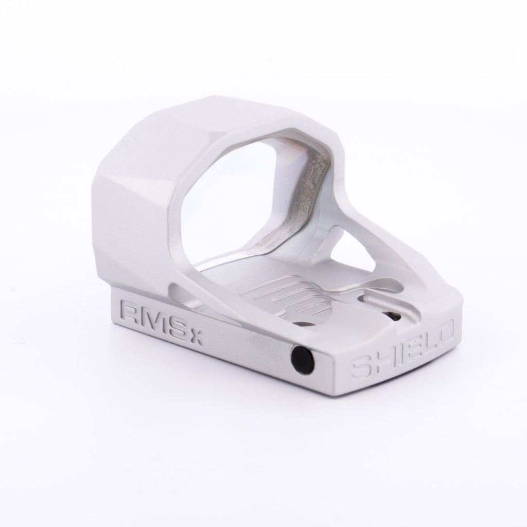 RMSx – Reflex Mini Sight XL Lens – 4MOA – GLASS-SILVER – SHIELD SIGHTS